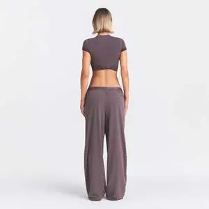 SKIMS Oversized Pants | Deep Neutral | | Nike Stretch Nylon