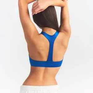 SKIMS Plunge T Back Bra | Blue | | Nike Satin Shine