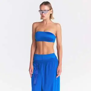 SKIMS Bandeau Bra | Blue | | Nike Satin Shine - Cobalt
