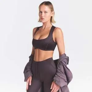 SKIMS Wide Scoop Bra | Deep Neutral | | Nike Satin Shine
