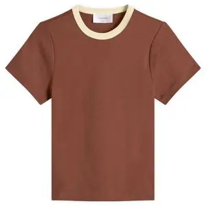 HOSBJERG Babette T-shirt With Contrast Neckline