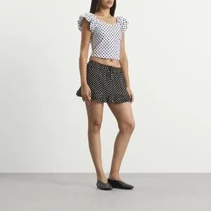 MANY MANY CLOTHES The Spotty Mini Skirt