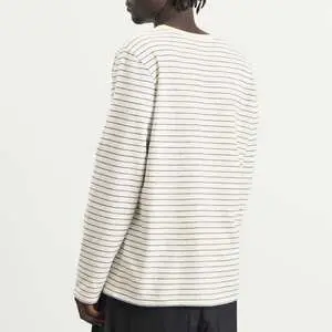 Folk Long Sleeve Textured Stripe T-shirt