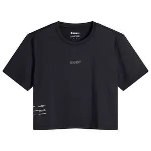 BANDIT Women’s Micromesh™ Cropped T-shirt - Black