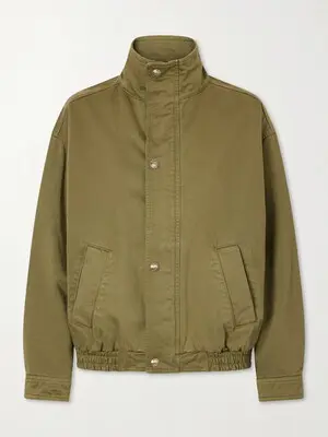 NILI LOTAN Klaire Cotton Shell Blouson Jacket