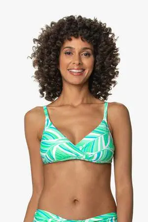 Helen Jon Shirred Crossover Bra - Hana