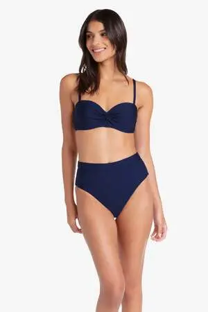 Helen Jon Soft Band High Waist Bottom - Navy
