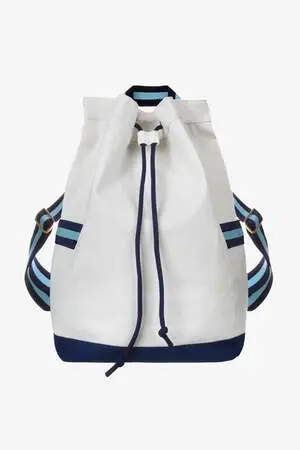 Helen Jon Canvas Backpack - Navy