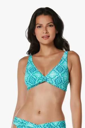 Helen Jon Twist Front Bralette - Marbella Tile