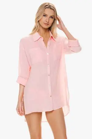Helen Jon Island Shirt - Shell Pink