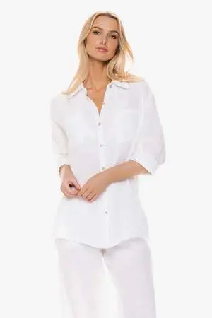 Helen Jon Island Shirt - White