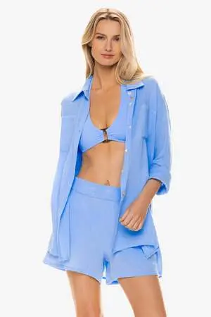 Helen Jon Island Short - Peri Blue