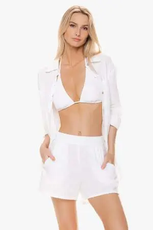 Helen Jon Island Short - White