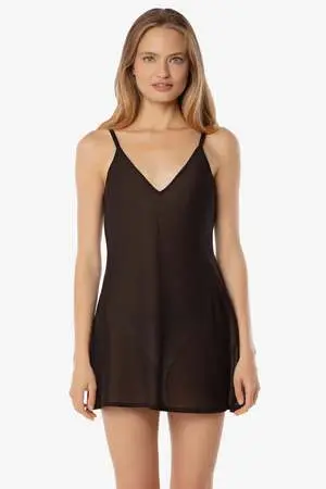 Helen Jon V-neck Slip Black
