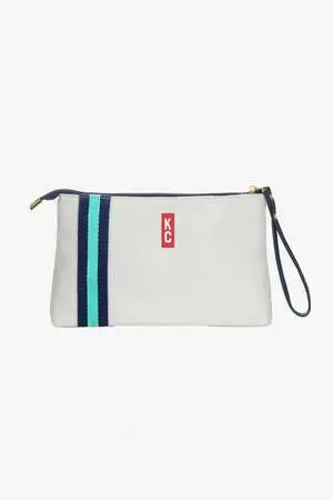 Helen Jon Clutch With Striped Detail - Kc Current