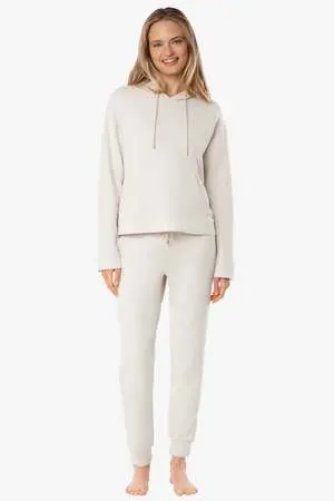 Helen Jon Luxe Jogger With Ankle Length - Stone
