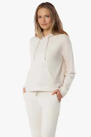 Helen Jon Hoodie With Front Pocket - Stone