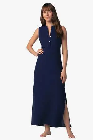 Helen Jon Island Midi Tunic - Navy