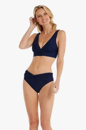 Helen Jon Twist Front Hipster - Navy