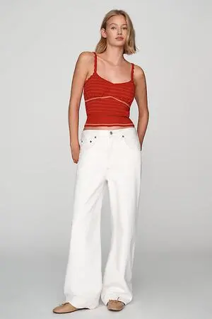 Maeve Scalloped Sweater Tank Top