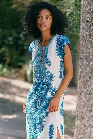 Calypso St. Barth Medallion 100% Len Dress