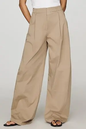 BAYSE Scout Pleated Wide-leg Trousers Pants