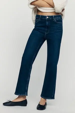 Paige Vanessa High-rise Straight-leg Jeans