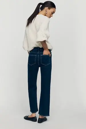 Paige Vanessa High-rise Straight-leg Jeans