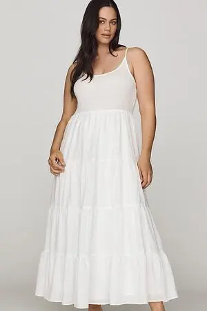 Anthropologie Gemi Twofer Midi Dress - Navy