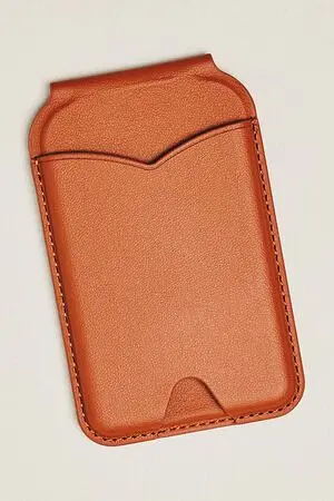 POSH TECH Magnetic Wallet And Mirror Phone Stand - Brown