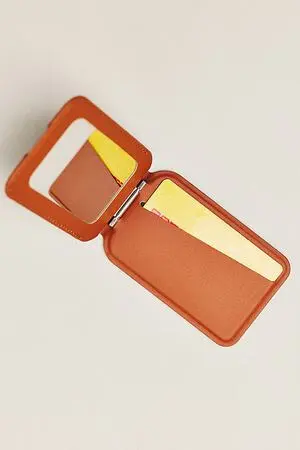 POSH TECH Magnetic Wallet And Mirror Phone Stand - Brown