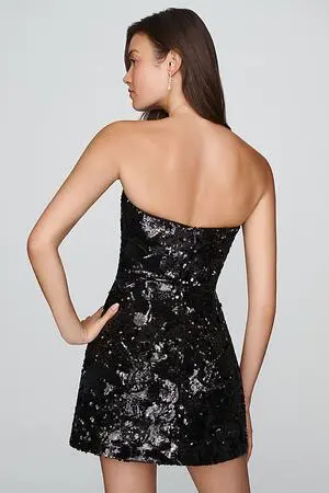 HELSI Linda Sequin Mini Dress - Black