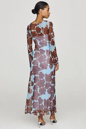 NEVER FULLY DRESSED Mesh Maxi Dress