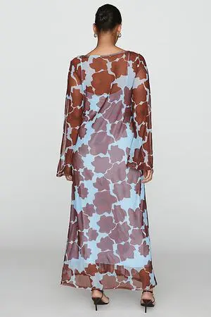 NEVER FULLY DRESSED Mesh Maxi Dress