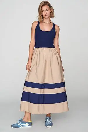 Anthropologie Thea Twofer Sweater Dress - Navy