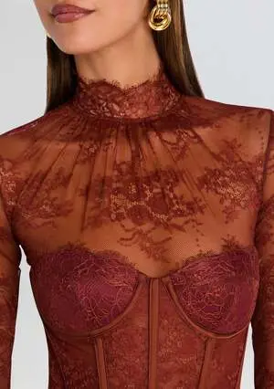 Retrofete Valentina Lace Bodysuit