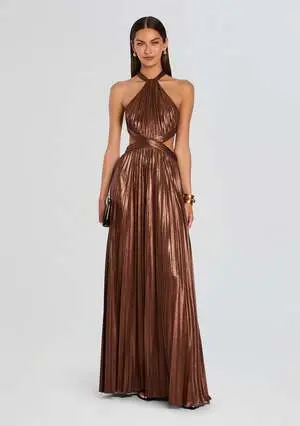 Retrofete Shell Dress - Walnut