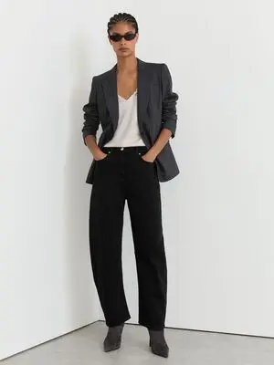 REISS Levitt Barrel-leg Jeans