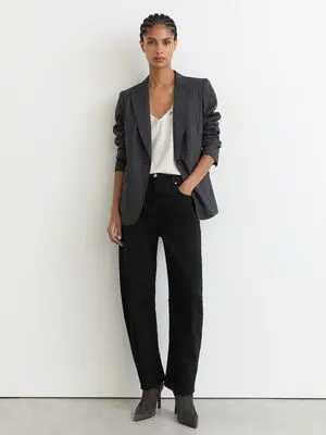REISS Levitt Barrel-leg Jeans