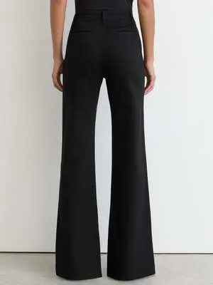 REISS Claude Pintuck-detail Flared Jeans
