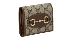Gucci Horsebit 1955 Bifold Wallet - Beige
