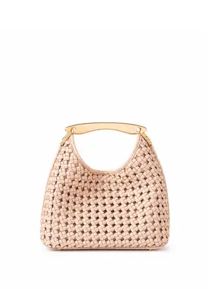 ELLEME Small Boomerang Woven Leather - Blush