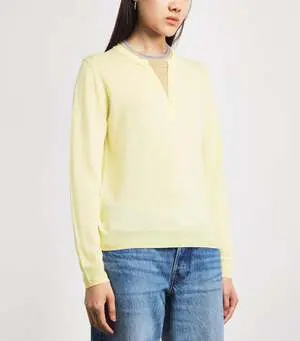 Claudie Pierlot Wool Layered Sweater