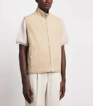 Ralph Lauren Purple Label Reversible Lambskin Gilet