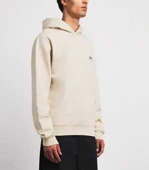 Jacquemus Grosgrain Logo Hoodie - Beige