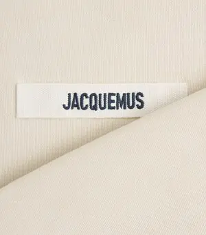 Jacquemus Grosgrain Logo Hoodie - Beige