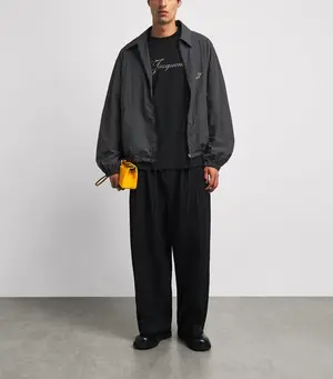 Jacquemus Cotton-hemp Logo Long-sleeve T-shirt