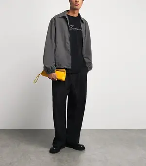 Jacquemus Embroidered Initial Windbreaker Jacket