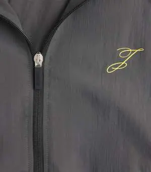 Jacquemus Embroidered Initial Windbreaker Jacket - Grey