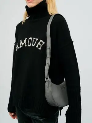 Zadig&Voltaire Moonvibe Grained Leather Bag - Road